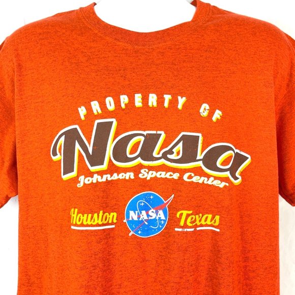 Gildan | Shirts | Nasa Johnson Space Center Property Of L Rust Tshirt ...